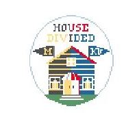 House Divided U of Missouri and KU– Stitch Therapy Needleworks
