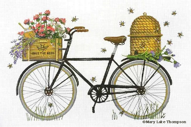 Bee Bicycle– Stitch Therapy Needleworks
