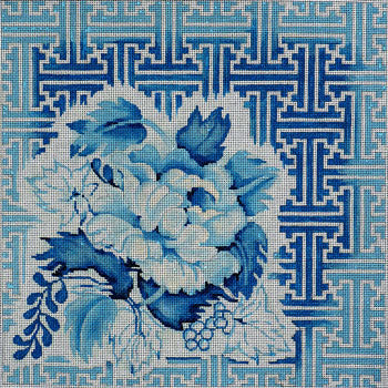 Floral Fretwork Chinoiserie– Stitch Therapy Needleworks