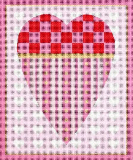 Checkerboard Heart– Stitch Therapy Needleworks