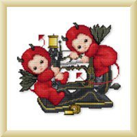 Little Stitch Devils on Sewing Machine– Stitch Therapy Needleworks