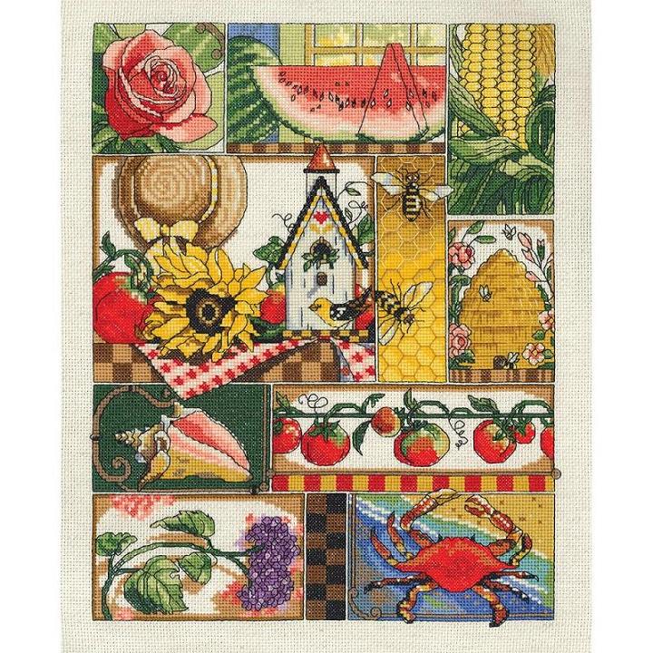 Summer Montage– Stitch Therapy Needleworks