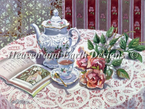 Teatime Poetry– Stitch Therapy Needleworks