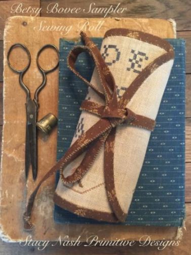 Betsy Bovee Sampler Sewing Roll– Stitch Therapy Needleworks