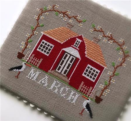 I'll Be Home - March Cottage– Stitch Therapy Needleworks