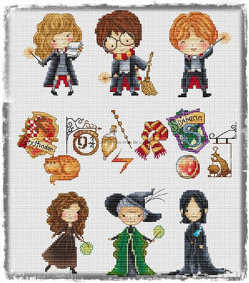 Harry Potter 1– Stitch Therapy Needleworks