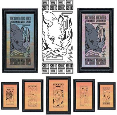 African Animals Series - Rhino– Stitch Therapy Needleworks
