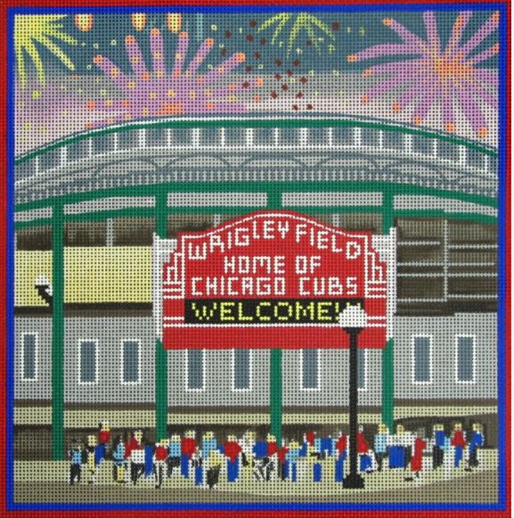 Wrigley Field– Stitch Therapy Needleworks