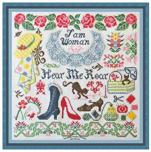 I am Woman– Stitch Therapy Needleworks