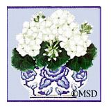 Geraniums– Stitch Therapy Needleworks