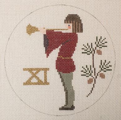 12 Days of Christmas - Piper Piping– Stitch Therapy Needleworks