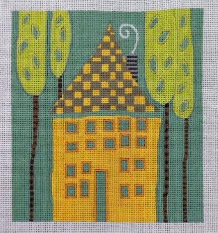 Orange House– Stitch Therapy Needleworks