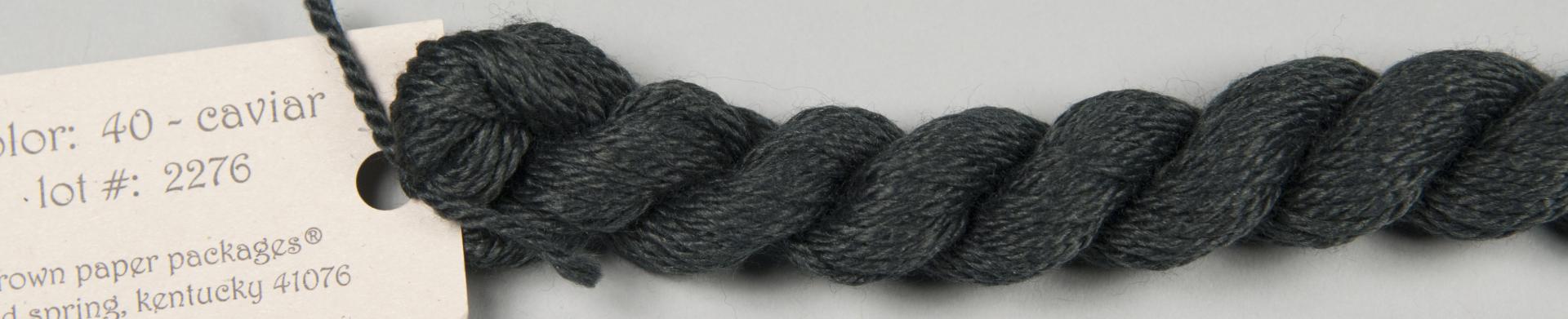 Silk & Ivory - SAI-012 Black– Stitch Therapy Needleworks